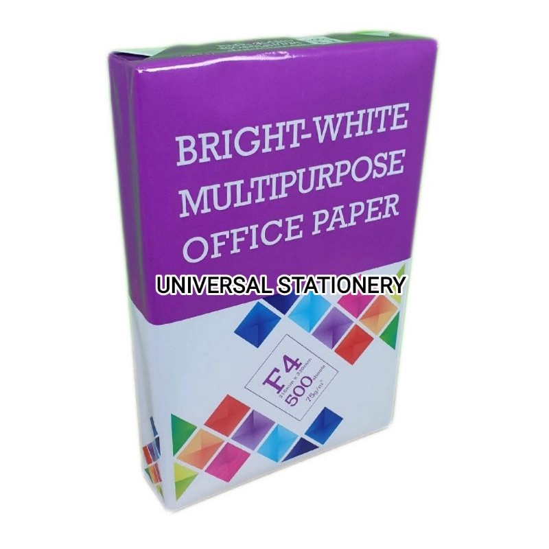 Hvs 紙 F4 Hvs 紙 BMO F4 75Gsm BMO F4 紙 75Gsm Hvs 紙對開 75Gsm Hvs | 蝦皮購物