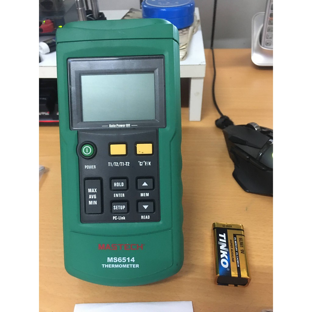 MASTECH MS6514 雙通道 數位精密溫度計 (烘豆/咖啡/Artisan)附3條304探頭 | 蝦皮購物