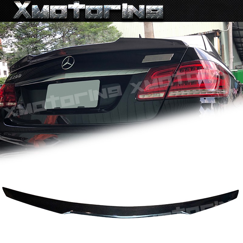 XM碳纖維精品BENZ W212 E系 E200 E250 E350 E63碳纖維尾翼 XM款 卡夢鴨尾 抽真空 輕量化 | 蝦皮購物