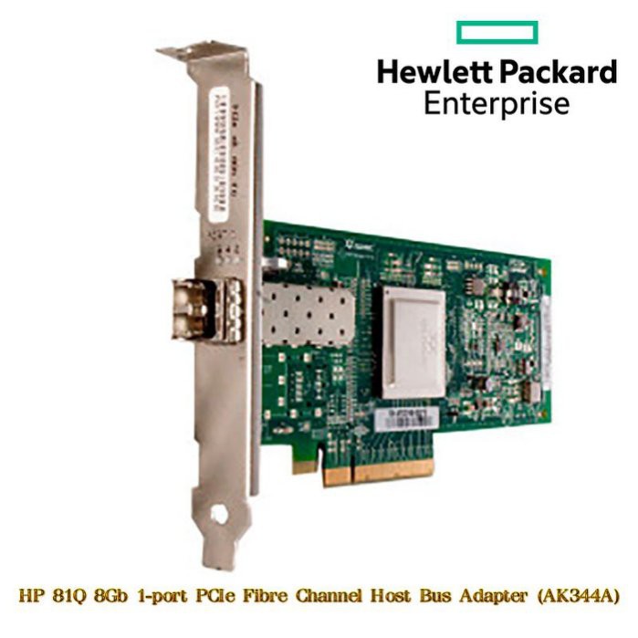 全新盒裝 HPE 81Q 8Gb 單埠 AK344A (含稅)1-port PCIe FC HBA卡 | 蝦皮購物