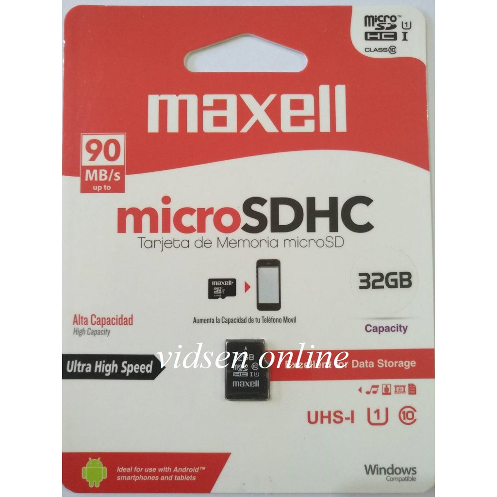 Maxell Microsd 微型 Sd 卡 32Gb 90Mbps 10 類 | 蝦皮購物