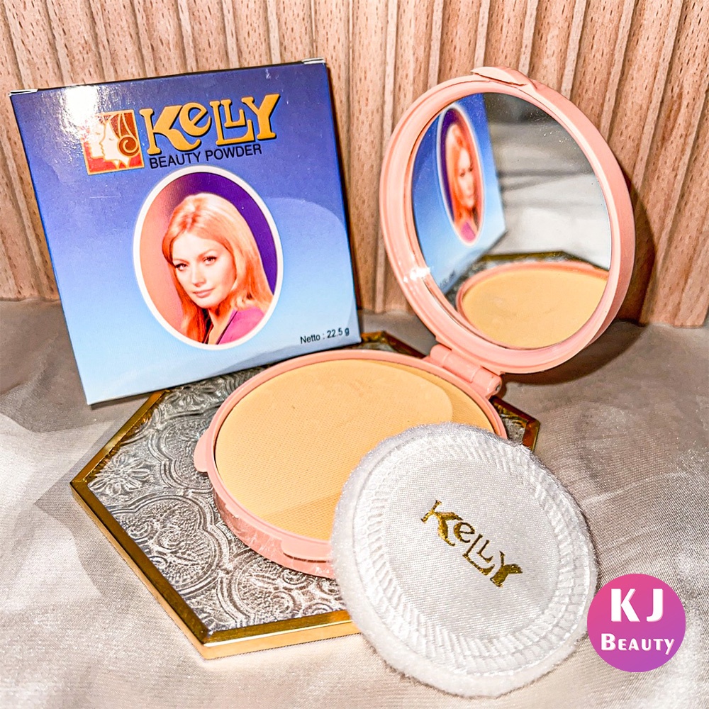 Kelly Beauty Powder Bedak Padat Kelly Kuning Langsat | 蝦皮購物