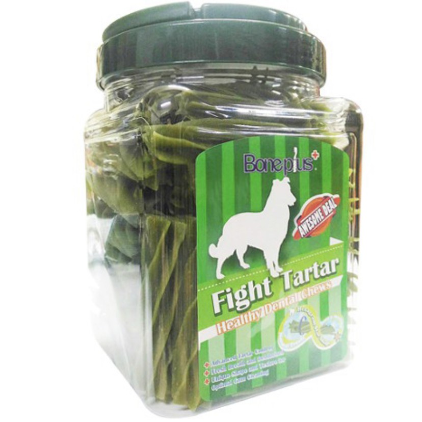 Bone Plus 潔牙骨 桶裝 小 700g S M L 雙刷頭 六星 螺旋 | 蝦皮購物