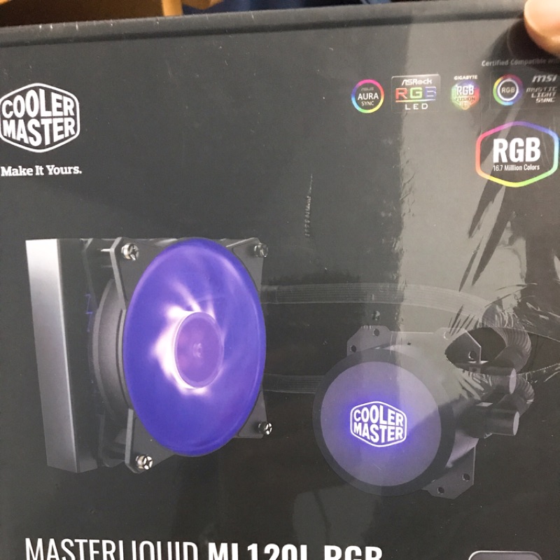 MasterLiquid ML 120L RGB-Cooler Master | 蝦皮購物