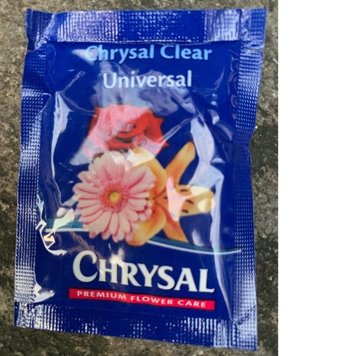 【全館590超取免運】可利鮮Chrysal Clear透明切花保鮮劑 -200包 延長花期 營養液【蒔花弄草】 | 蝦皮購物