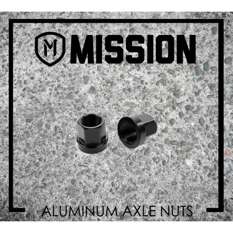 [Spun Shop] Mission BMX Aluminum Axle Nuts 花鼓軸芯鋁合金螺帽 | 蝦皮購物