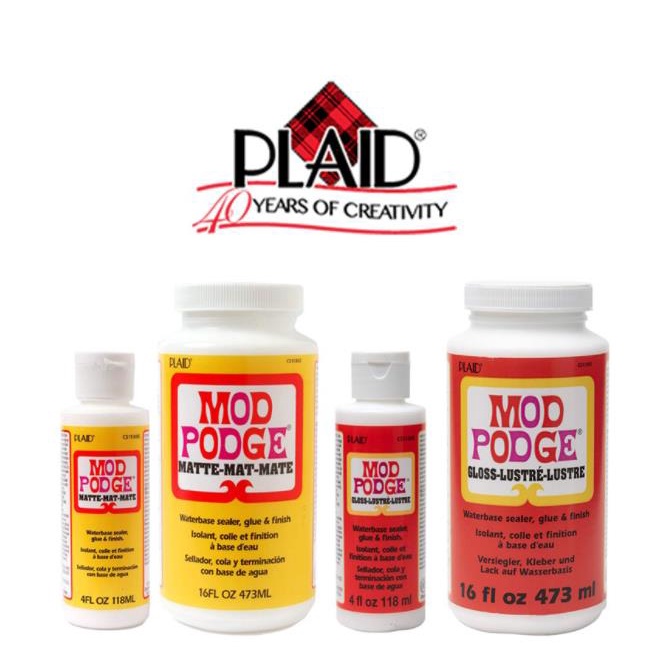 美國原裝進口 Plaid MOD PODGE Matte 消光 木板轉印 蝶骨巴特 封印拼接膠 照片轉印膠 | 蝦皮購物