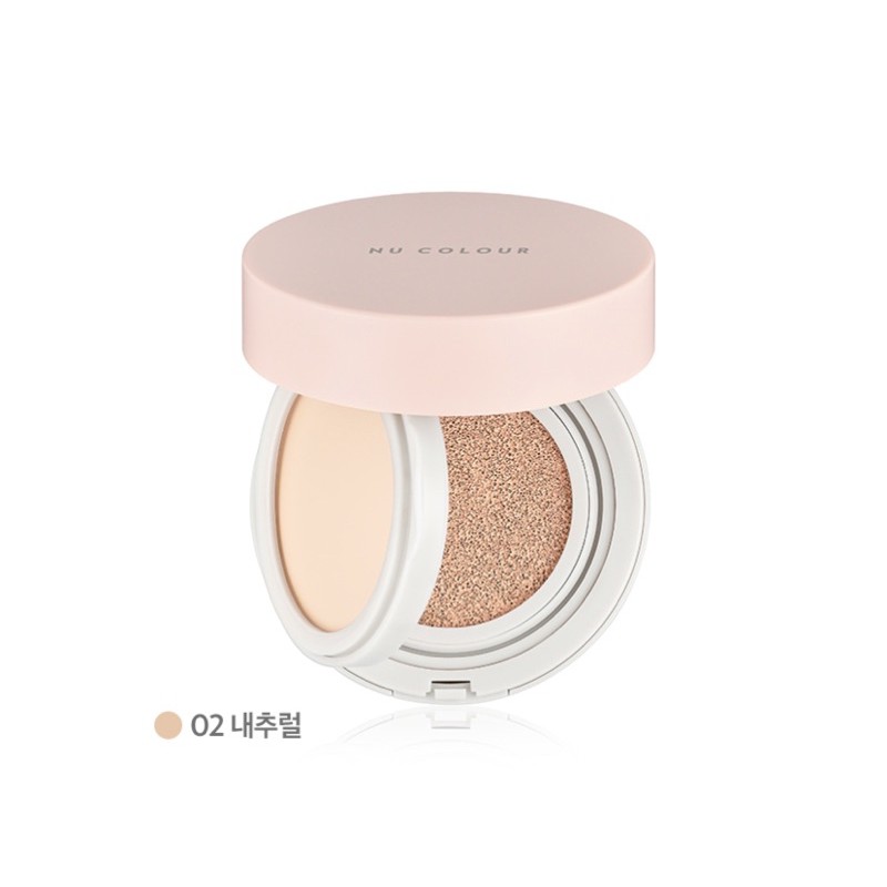 韓國 NUSKIN限定 霧面新包裝 雙層氣墊粉餅+遮瑕 粉底液 粉餅 NU COLOR SPF50+PA+++ | 蝦皮購物