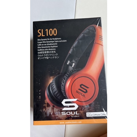 全新未拆封正品 SOUL by Ludacris SL100 耳罩式 耳機 | 蝦皮購物