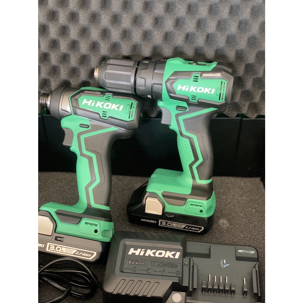 ~新力電動~含稅 Hikoki 日立 18V雙機組 無刷起子機+無刷震動電鑽 DV18DD+WH18DD | 蝦皮購物