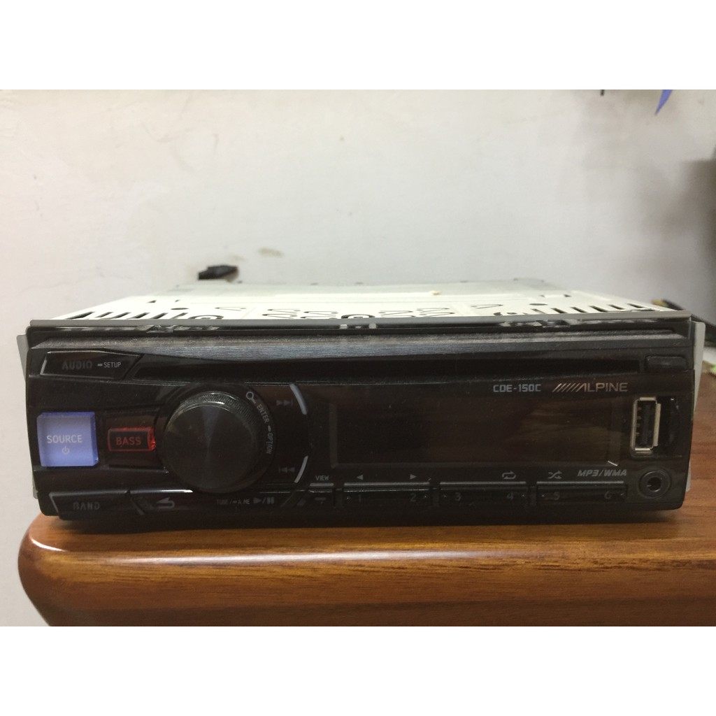 二手ALPINE CDE-150C (USB/AUX/CD)，含線組 | 蝦皮購物
