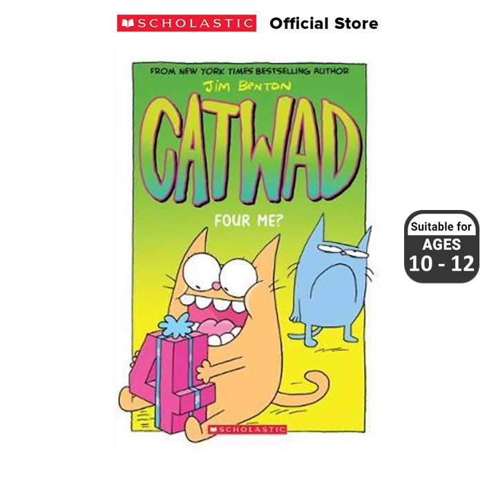 Catwad #4 Four Me?/ Jim Benton 文鶴書店 Crane Publishing | 蝦皮購物