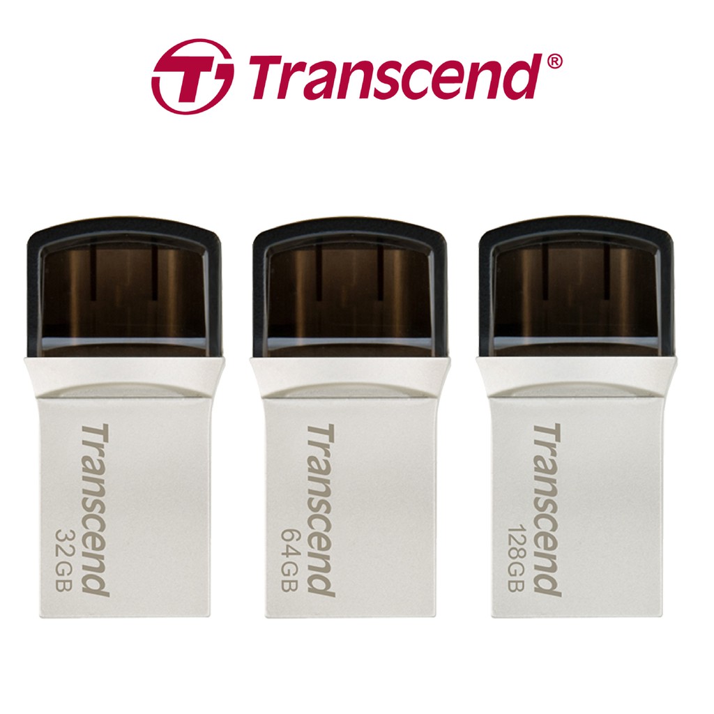 【Transcend創見】JetFlash 890 usb3.1 gen1 金屬殼隨身碟 type-c USB 雙用碟 | 蝦皮購物