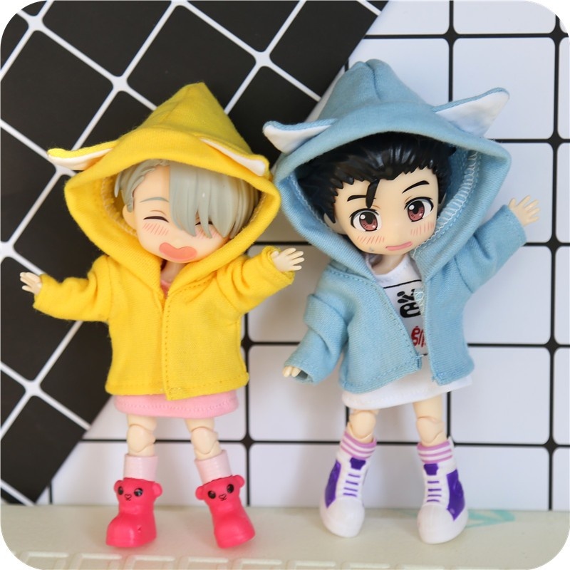 絕版出清【風閣】可愛呆萌貓耳外套 - ob11/黏土人/gcs/ymy/12分娃娃衣/套裝/ob11套裝/外套/可愛 | 蝦皮購物