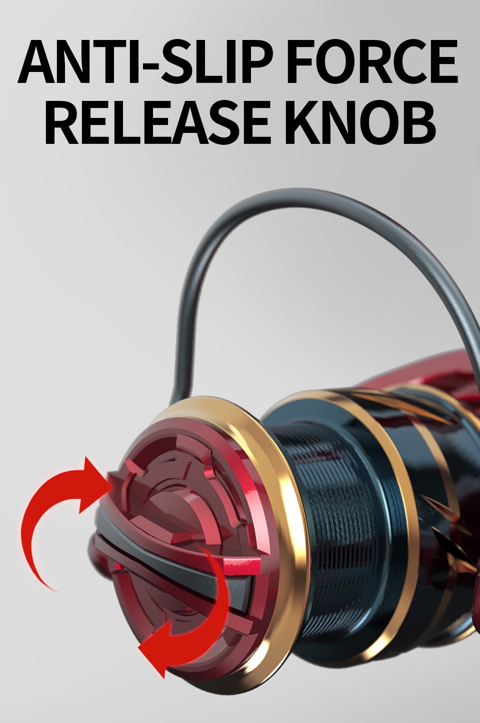 Linnhue 漁線輪全 XC 2500 1500 3000 4000 漁線輪 CNC 螺絲手柄 6.4: 1 12KG | 蝦皮購物