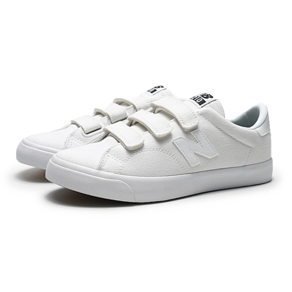 New Balance 復古鞋 NB 210 男女款 運動鞋 休閒鞋 帆布鞋 魔鬼氈 黏扣帶 白色 AM210VWU | 蝦皮購物