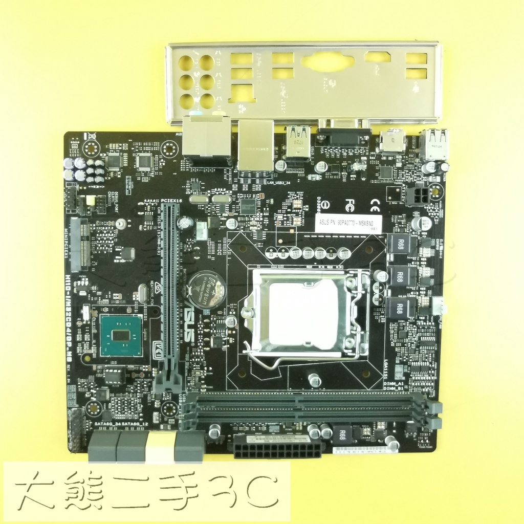 主機板 1151 ASUS H110-I/M32CD4/DP_MB H110 D4x2 內顯(1034)【大熊二手3C】 | 蝦皮購物