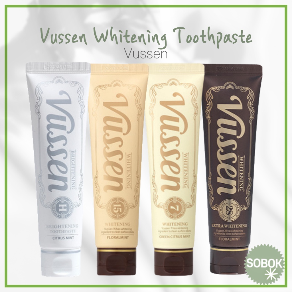 [Vussen] Vussen 美白牙膏 80g 亮白牙膏 | 蝦皮購物