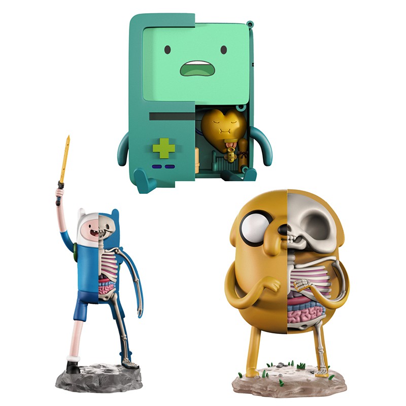 4D XXRAY JASON FREEY ADVENTURE TIME 探險活寶 老皮 BMO 阿寶 半身解剖擺件 | 蝦皮購物