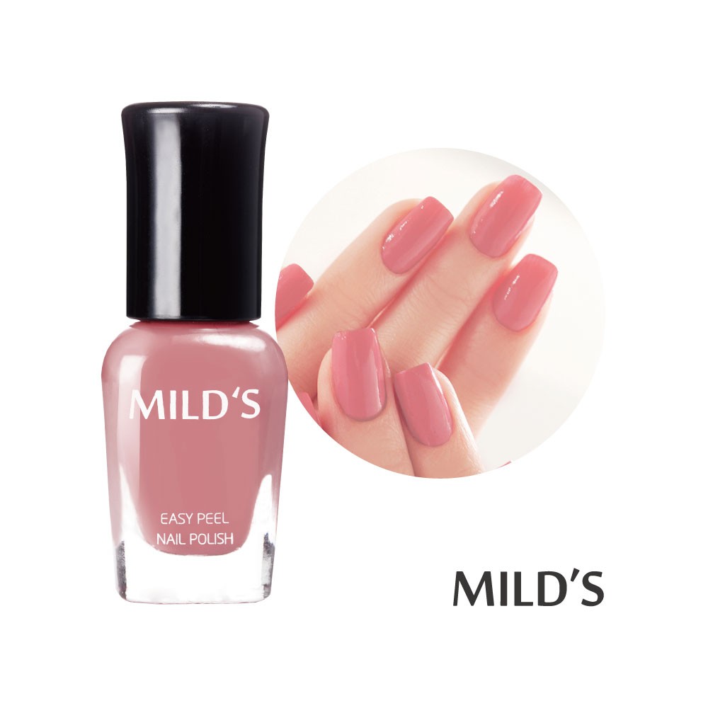 MILD'S曼思 水性可剝健康指彩 珊瑚粉#MS045 | 蝦皮購物