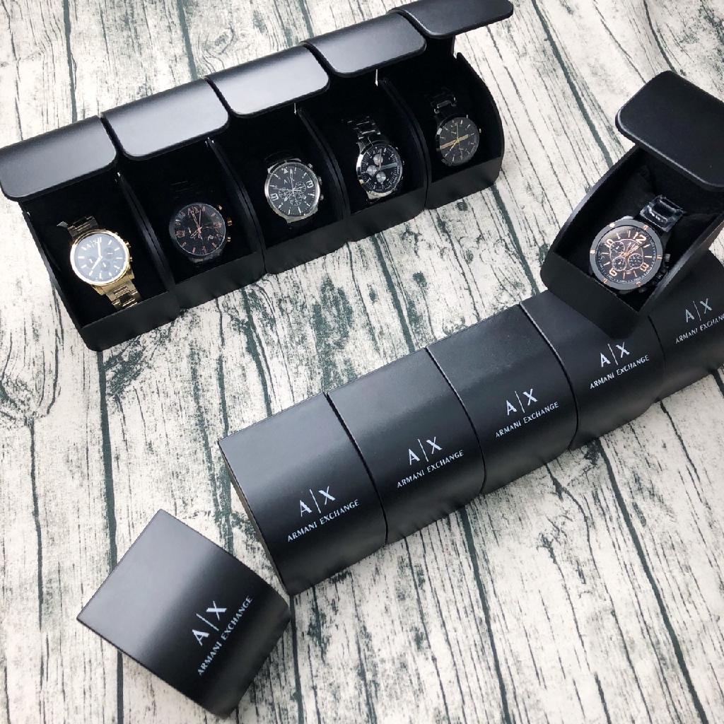 Armani Exchange AX 阿曼尼 手錶 機械錶 三眼 鋼錶帶 多款可挑 皮錶 | 蝦皮購物