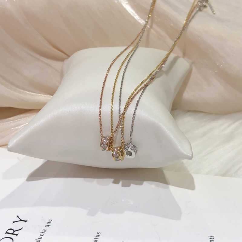 《台灣現貨》獨家設計款 義大利Au585(14K) 28分天然鑽石鎖骨鏈、頸鏈 台灣現貨24小時出貨 | 蝦皮購物