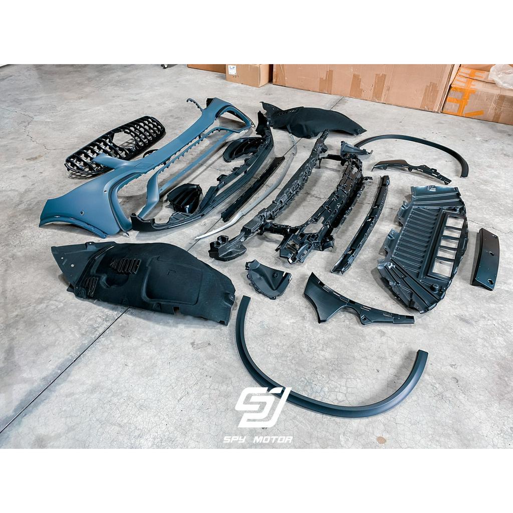 【SPY MOTOR】Benz W253 LCI 小改款 GLC63前保桿總成 GT水箱罩 前輪弧 PP材質 | 蝦皮購物
