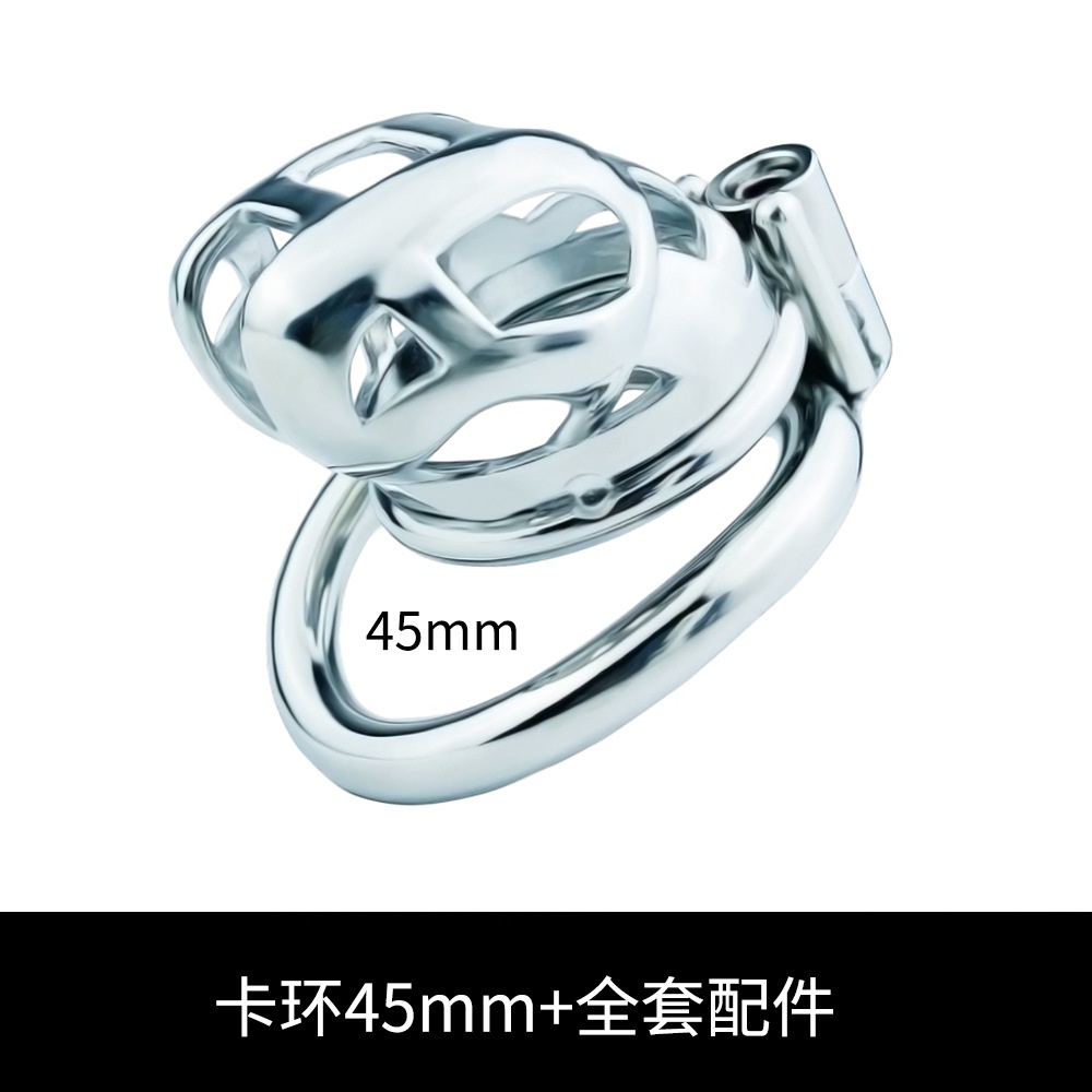 【花花18禁情趣BDSM】FRRK不鏽鋼cb鎖鏤空陽具籠陰莖鎖 陰莖束縛 調教 防勃起禁慾 透氣鳥籠 貞操鎖 | 蝦皮購物