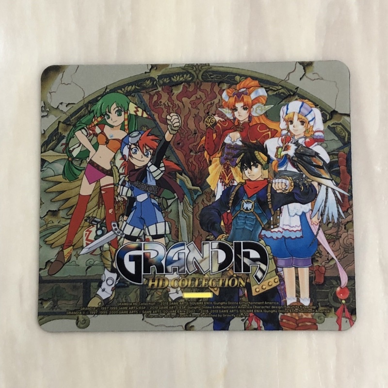 （全新） switch Grandia HD Collection 冒險奇譚 HD 合輯 特典 滑鼠墊 NS | 蝦皮購物