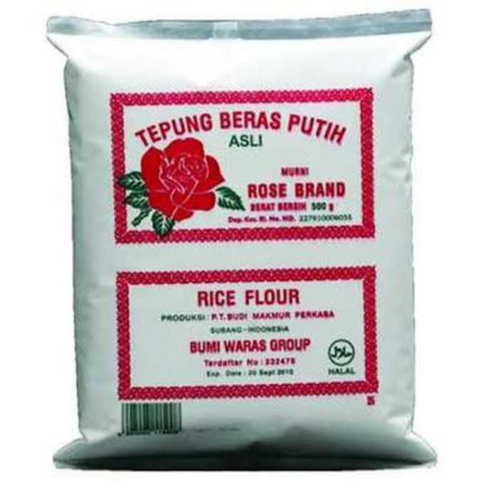 米粉 ROSE BRAND MURNI TEPUNG BERAS PUTIH ASLI RICE FLOUR 500gr | 蝦皮購物