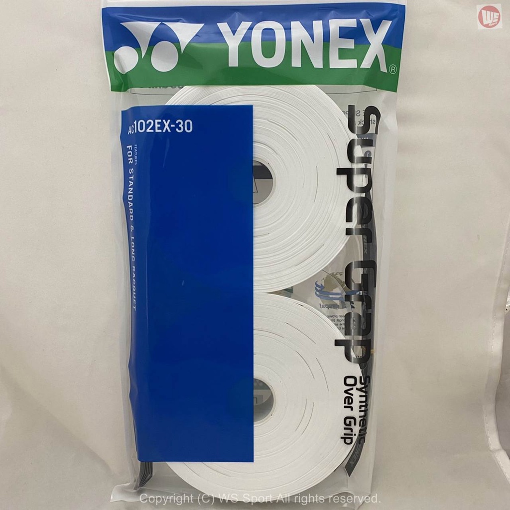 YONEX SUPER GRAP AC102 EX-30握把布 (30入) 舒適吸汗 大包裝 羽球/網球 AC 102 | 蝦皮購物
