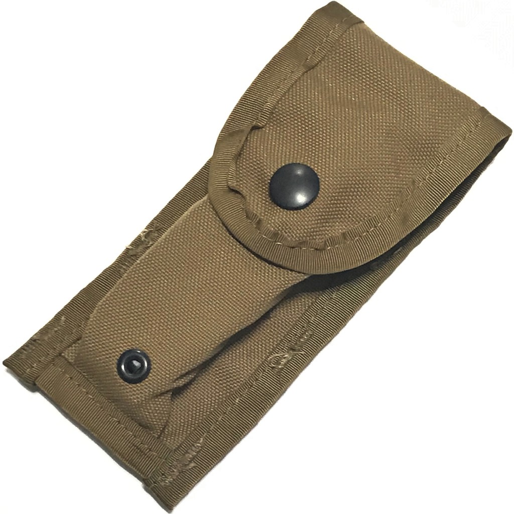 美軍公發 USMC 海軍陸戰隊 MOLLE 9mm M9 手槍彈匣袋 狼棕色 全新 | 蝦皮購物