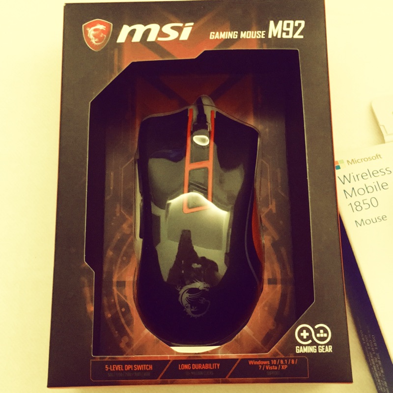 Msi Gaming Mouse M92電競滑鼠 | 蝦皮購物