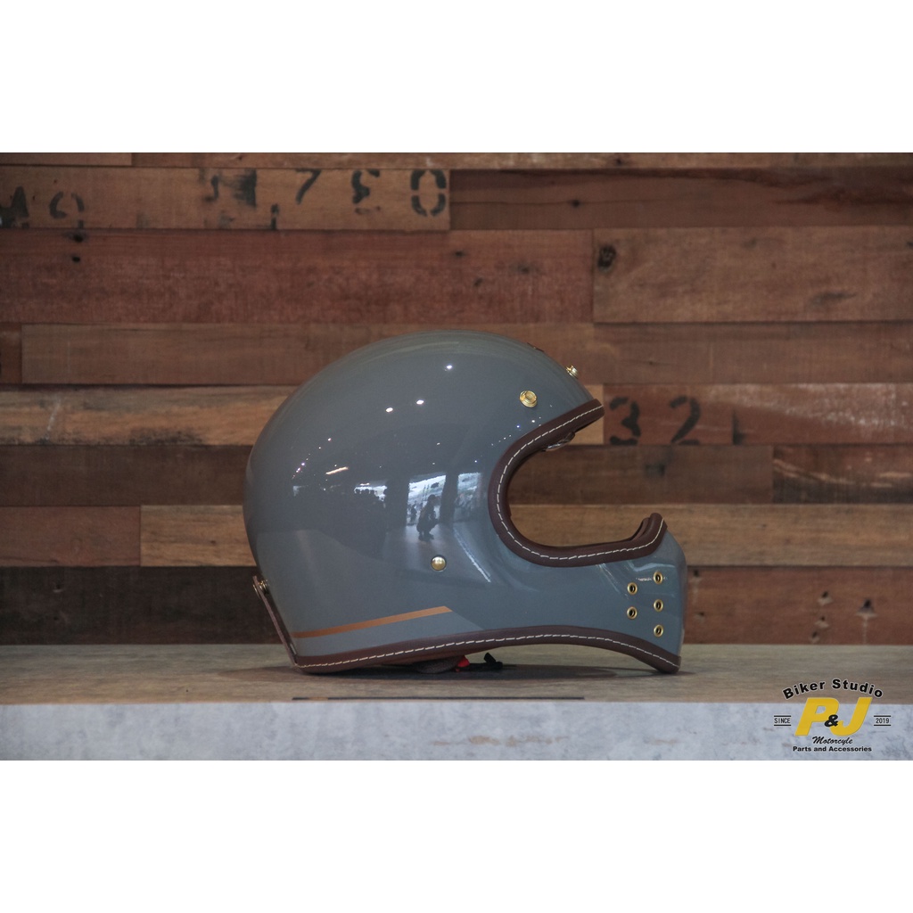 貝斯特安全屋 免運優惠 (現貨) Feture helmet SIMON 系列 復古 山車帽 水泥藍 | 蝦皮購物