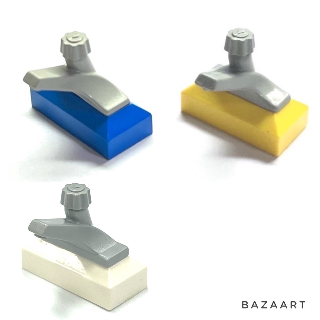 二手樂高 LEGO 水龍頭 廁所 廚房 洗手臺 稀有 絕版 黃色 藍色 白色 69c01 | 蝦皮購物