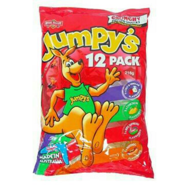 澳洲袋鼠餅乾Jumpy’s3D 綜合包一袋有12包-1袋有4種口味 澳洲Jumpy'3D餅乾 | 蝦皮購物