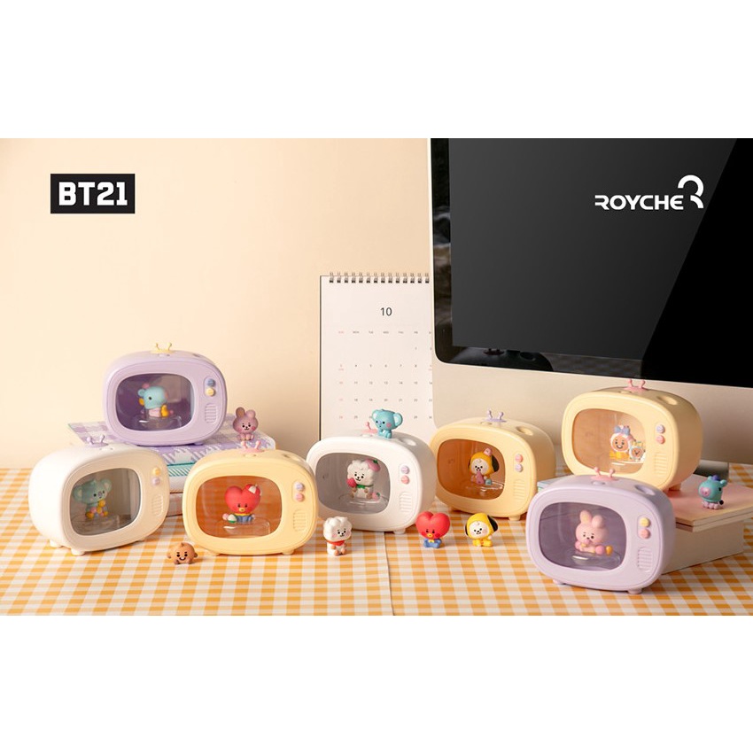 〔ALICS'S SHOP韓國代購〕BT21 LINE FRIENDS ROYCHE 寶寶 加濕器 小夜燈 電視機造型 | 蝦皮購物