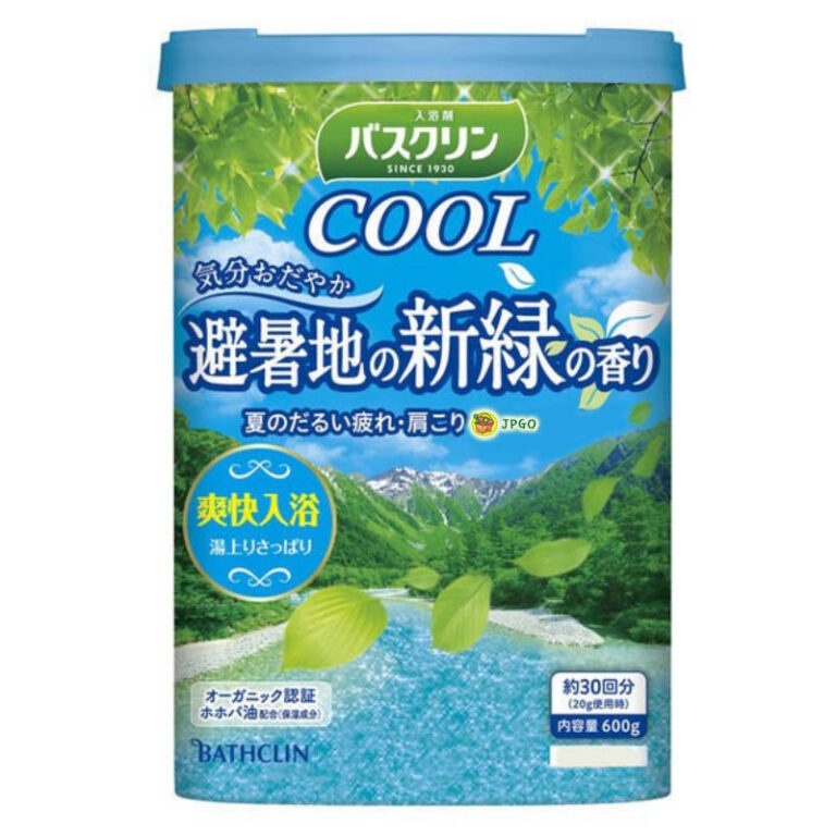 【JPGO】日本製 BATHCLIN 巴斯克林 爽快溫浴COOL系列 600g~ | 蝦皮購物