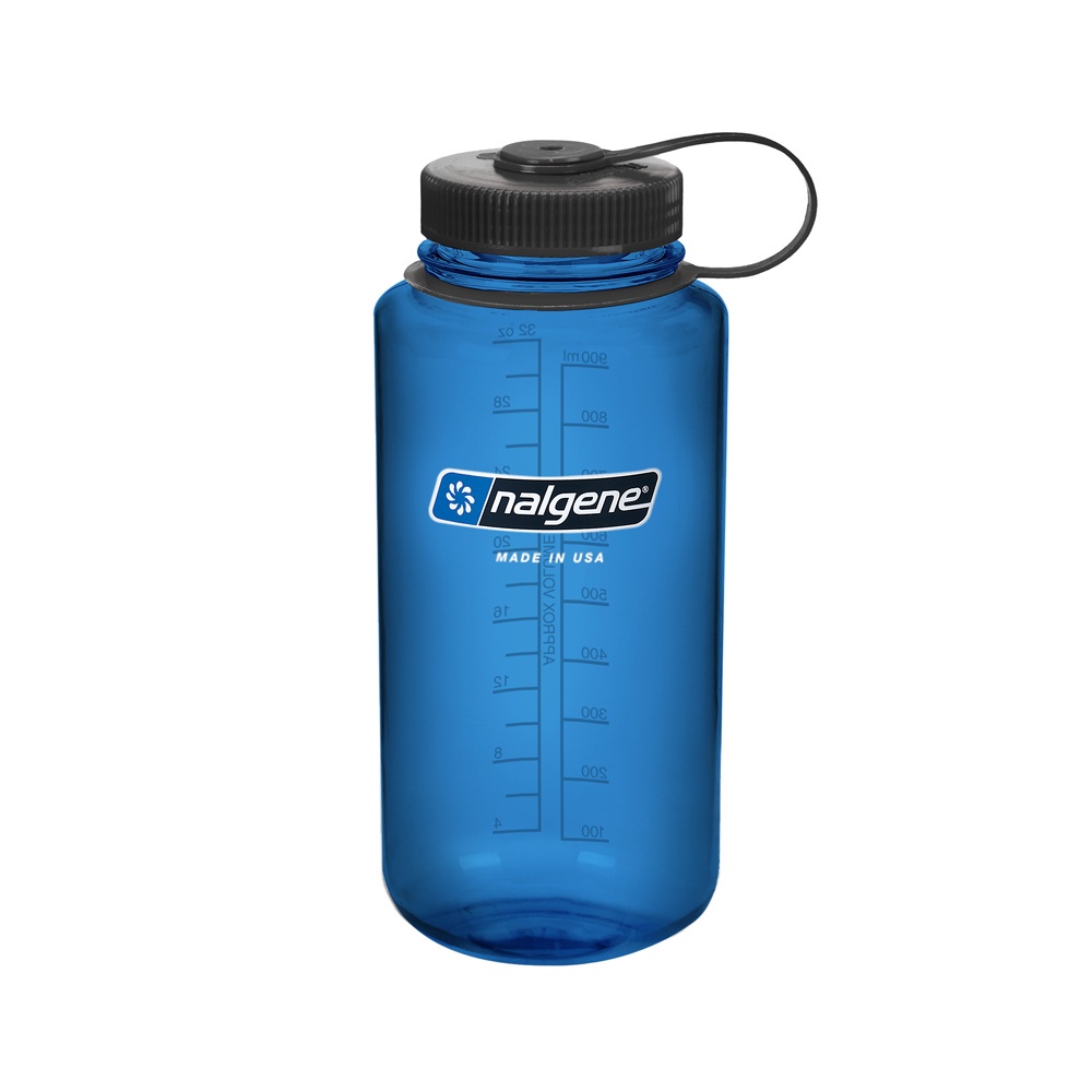 nalgene 1000 ml 寬口登山戶外運動耐熱水壺 耐熱95度 灰藍2178-2024-現貨/蝦皮代開發票 | 蝦皮購物