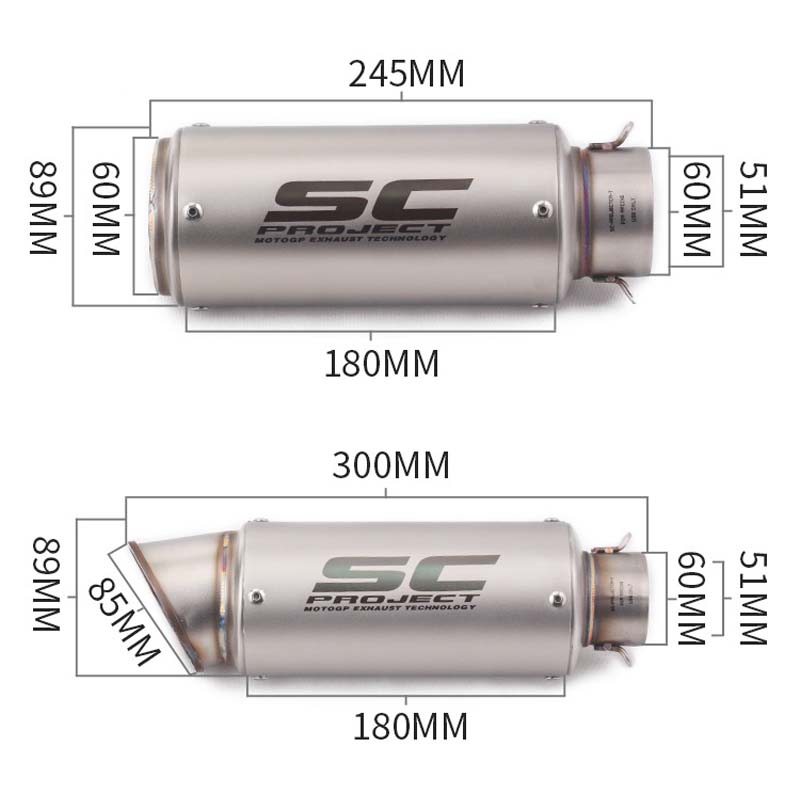 直上通用 SC管 排氣管 SC炮筒直排排氣管 雷刻版 51/60mm接口 排氣尾段 勁戰 雷霆王 酷龍 彪虎 Jets | 蝦皮購物