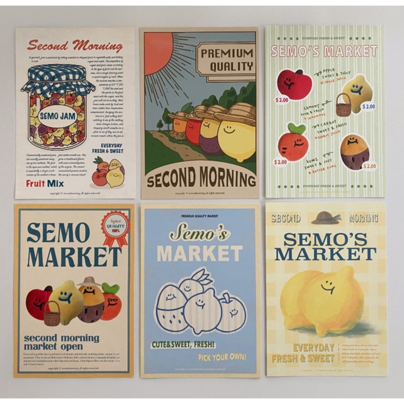 Juicy/韓國 second morning 部分現貨+預購 官方授權 超市系列新款 特價 小海報 居家布置 | 蝦皮購物