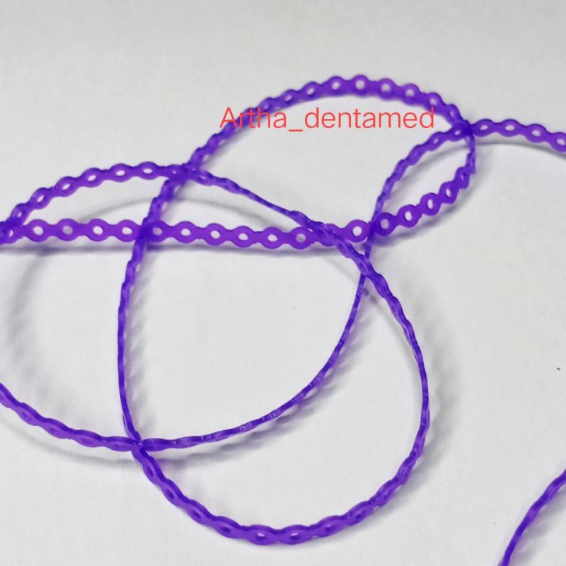 Karet Behel Powerchain 10cm🌼Rubber Braces | 蝦皮購物