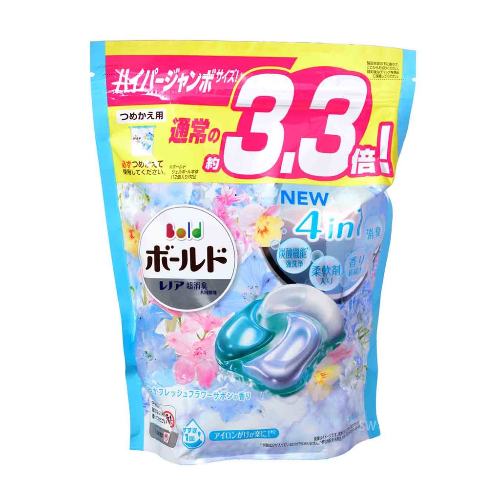 P＆G Bold 全新4D碳酸機能洗衣膠球 30/36/39顆 日本洗衣球 ariel 洗衣球 柔軟精 雷霆百貨 | 蝦皮購物