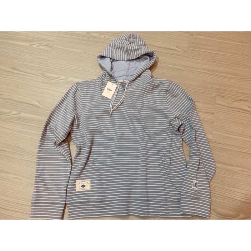 日系街頭品牌GUJEE 全新正品 藍灰/白色文體條紋配色 | 蝦皮購物