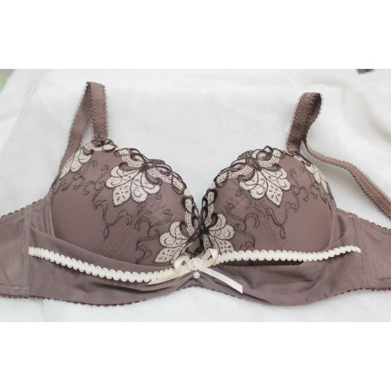 ☆EASY SHOP☆花都璀璨☆迷人內衣--(可可--34D/75D.).725 | 蝦皮購物