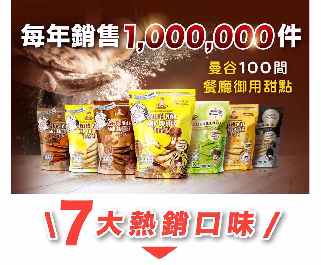 【Ben Pan BANGKOK】泰式職人吐司餅 香蕉可可風味 | 蝦皮購物