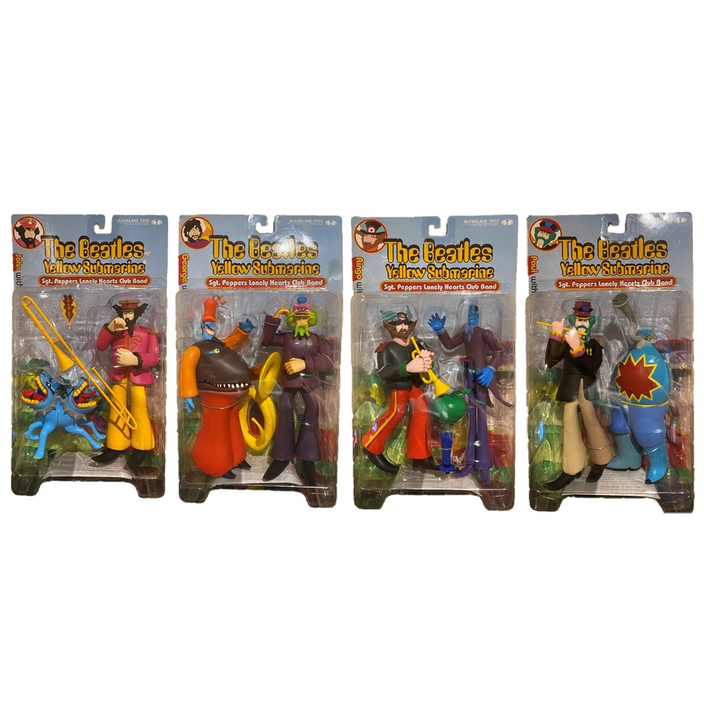 (REDKID TOY) 2000年 披頭四 THE BEATLES 黃色潛水艇 吊卡 老玩具 | 蝦皮購物