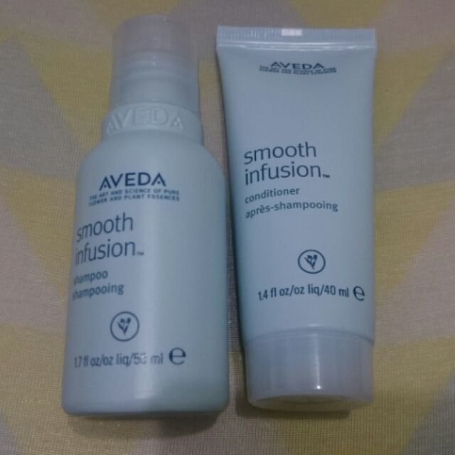 AVEDA | 直順旅行組 直順洗髮精50ml + 直順潤髮乳40ml+修護精華10ml+眼霜3ml | 蝦皮購物