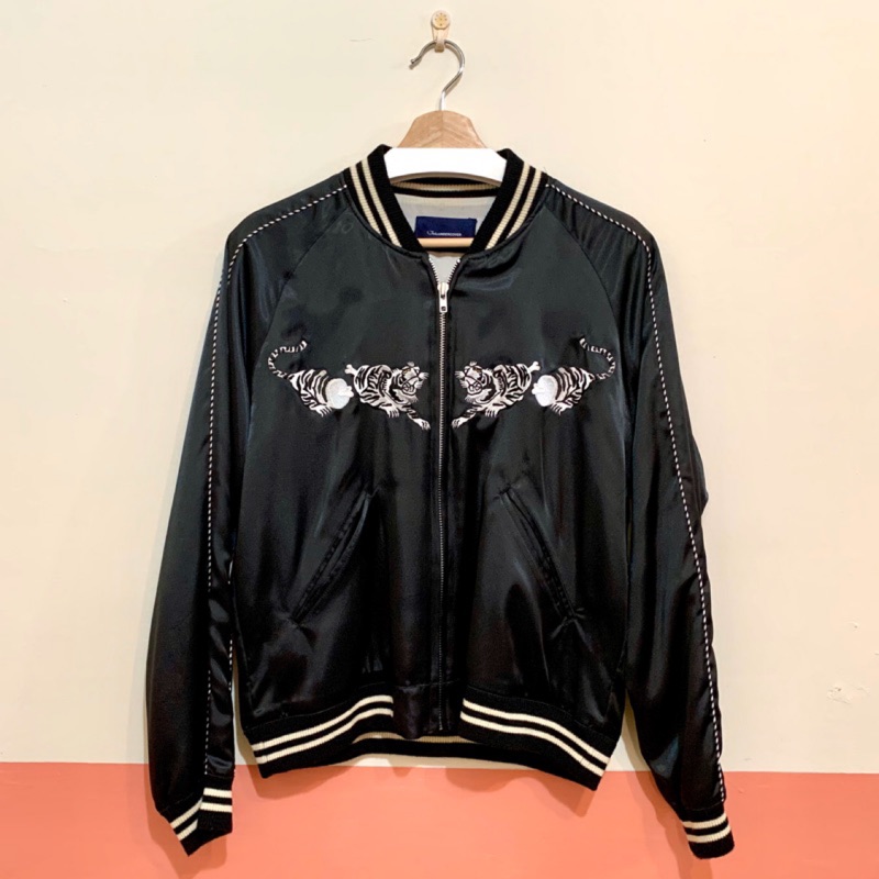 John undercover日本製 studious 橫須賀外套 刺繡 老虎 souvenir jacket | 蝦皮購物