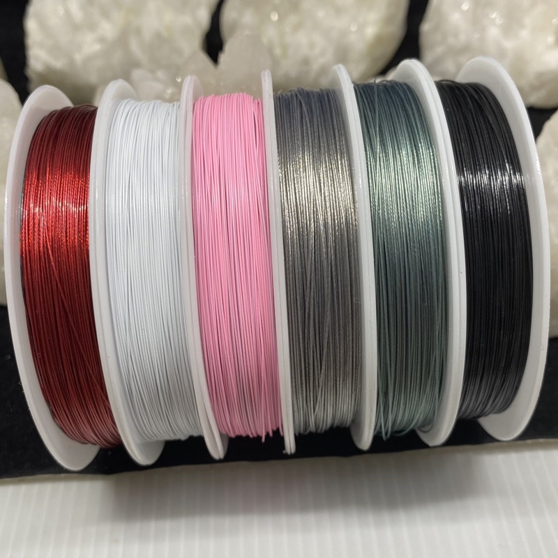 0.3鋼絲線 🌠三琳水晶🌠0.38鋼絲線 串珠引線 2mm3mm串珠專用線Diy材料 鋼絲線 引線 | 蝦皮購物